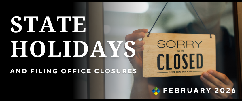 February 2026 State Holidays